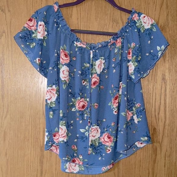 Chocolate | Tops | Chocolatebrand Floral Off Shoulder Top | Poshmark